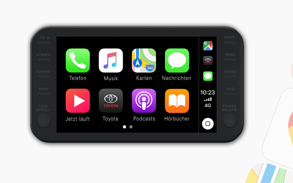 Upgrade to Apple Carplay™ and Android Auto™ | Toyota UK