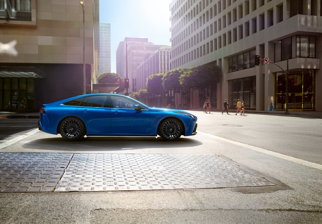 Toyota Mirai. Hydrogen Fuel Cell Vehicle