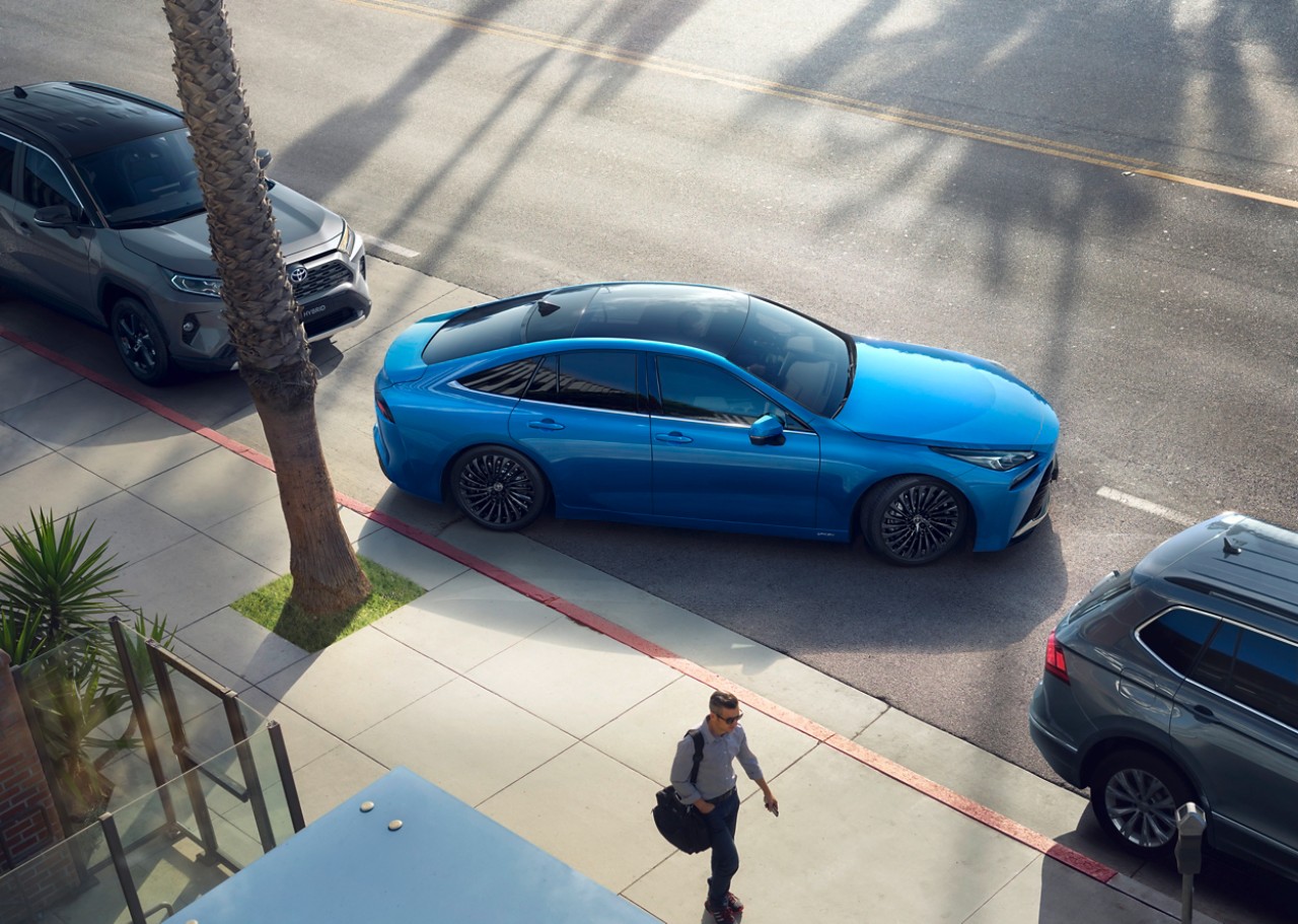 Toyota Mirai. Hydrogen Fuel Cell Vehicle